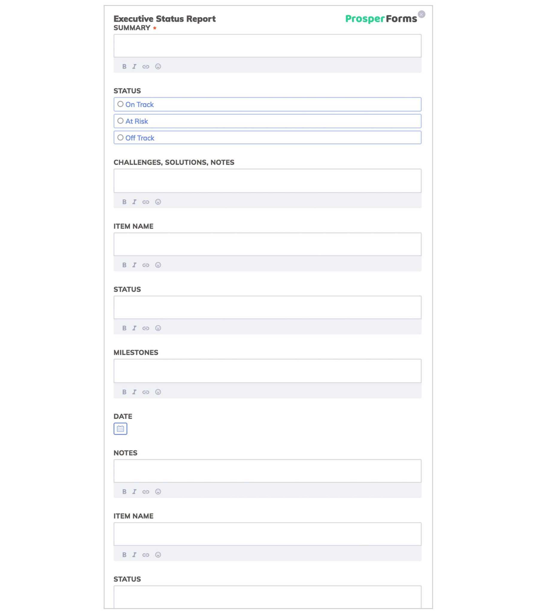1 Must-Have Agile Status Report Template | Free Download inside Agile ...