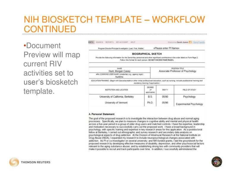 396B Biosketch Nih Template | Wiring Resources inside Nih Biosketch ...