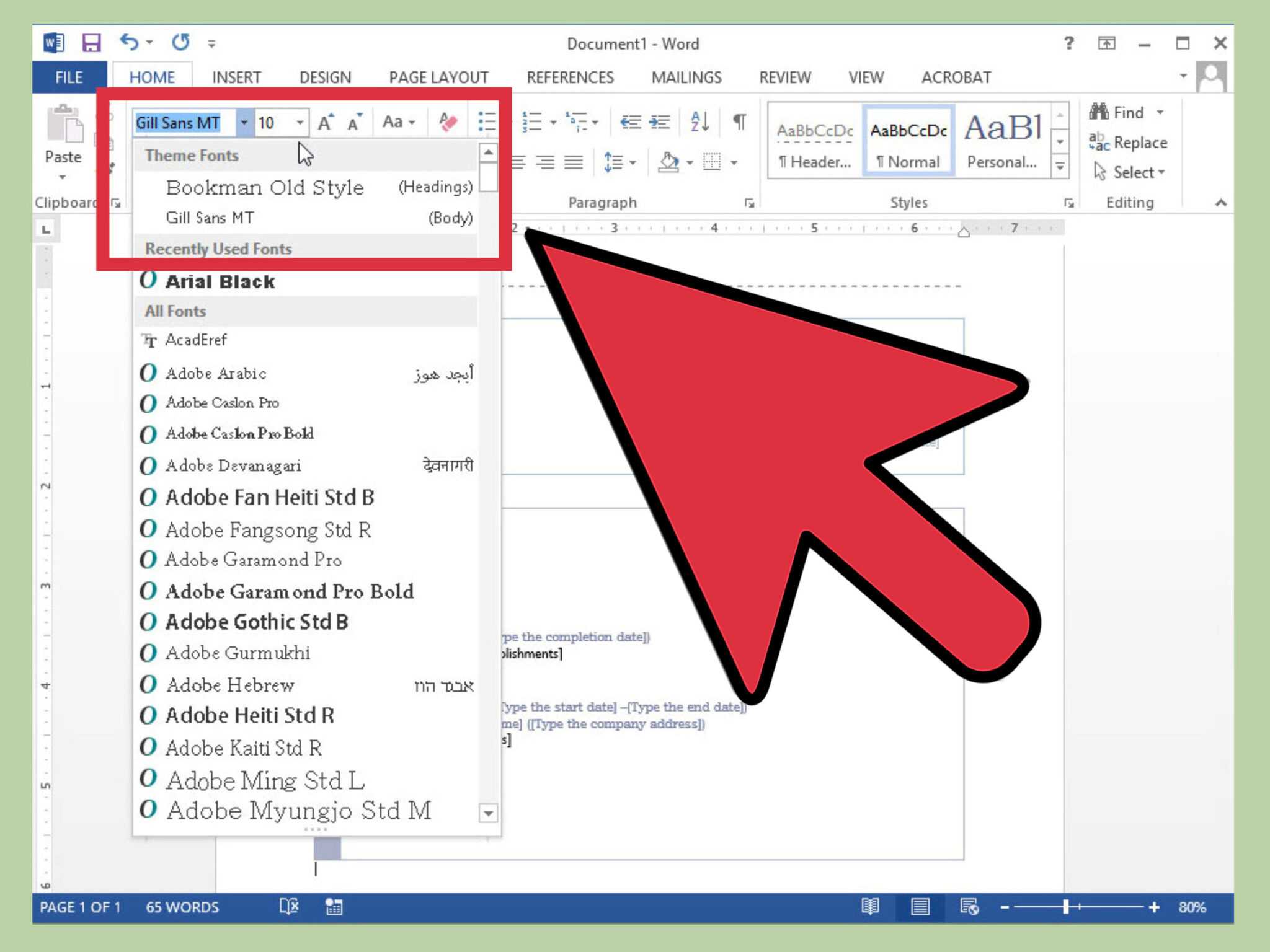 4 Ways To Create A Resume In Microsoft Word – Wikihow with How To Make ...