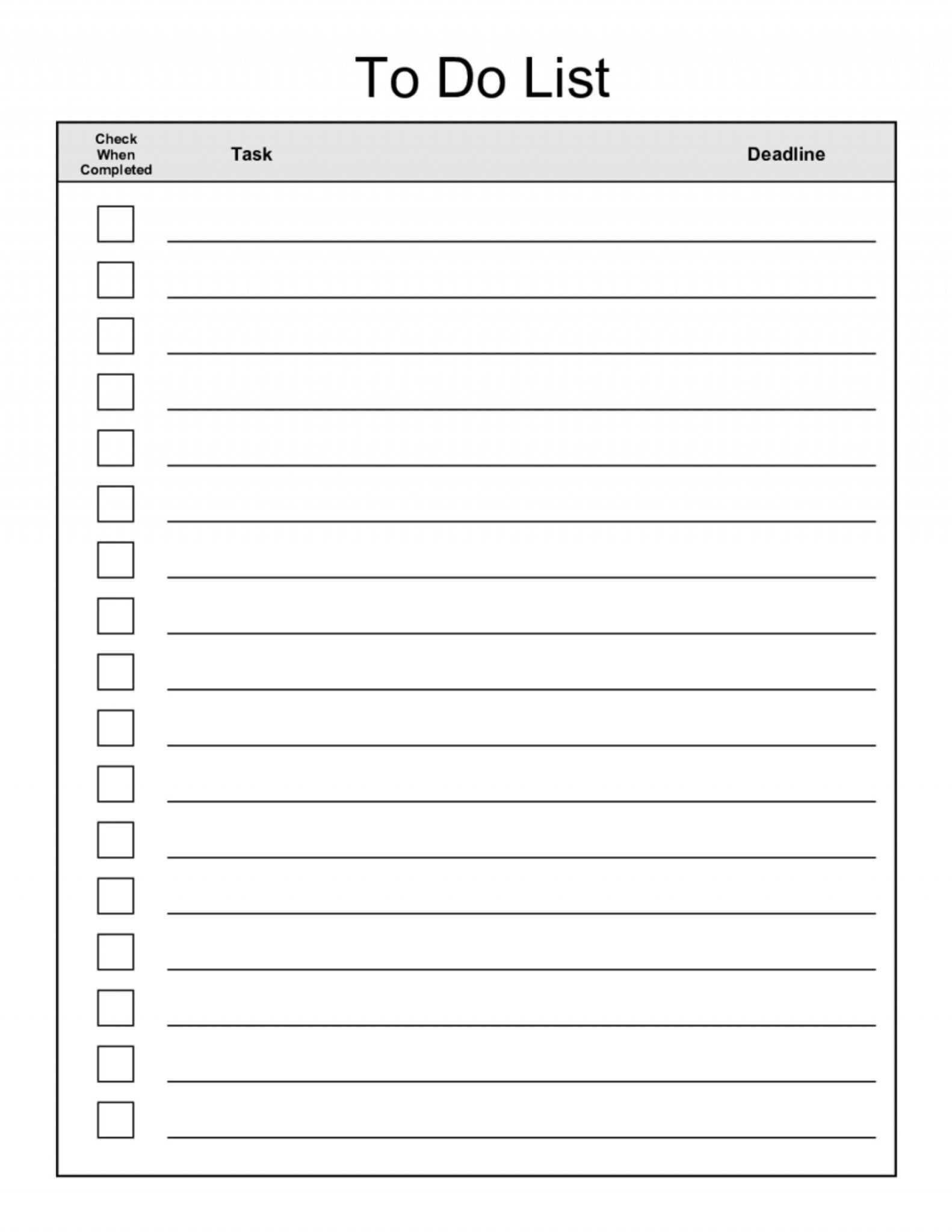 5087 Blank Checklist Templates | Wiring Resources throughout Blank ...
