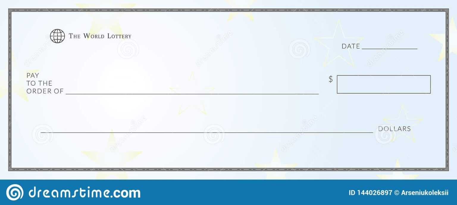 66438C Charity Cheque Template | Wiring Resources intended for Large ...
