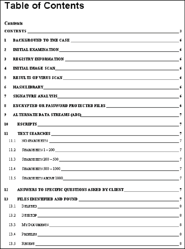 Forensic Report Template – Complete.maexproit.com