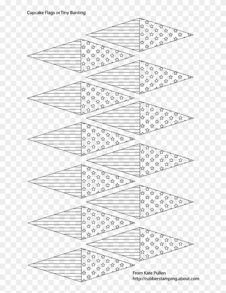 Blank Cupcake Flag Templates Printable – Sketch, Hd Png throughout ...