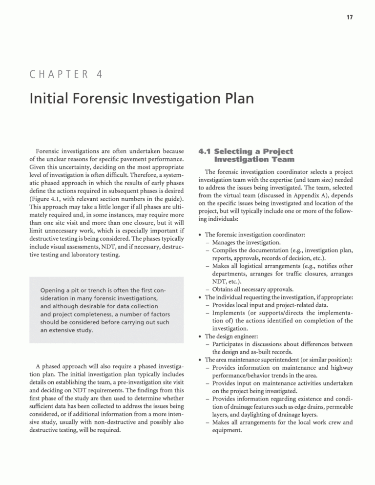 Chapter 4 – Initial Forensic Investigation Plan | Guide For pertaining ...