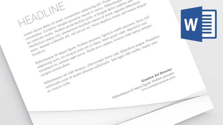 Creating A Formal Business Letter In Microsoft Word – Word 2016 ...