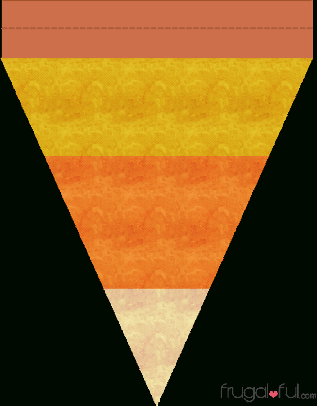 Download Hd {Diy} Free Printable Halloween Triangle Banner for Triangle ...