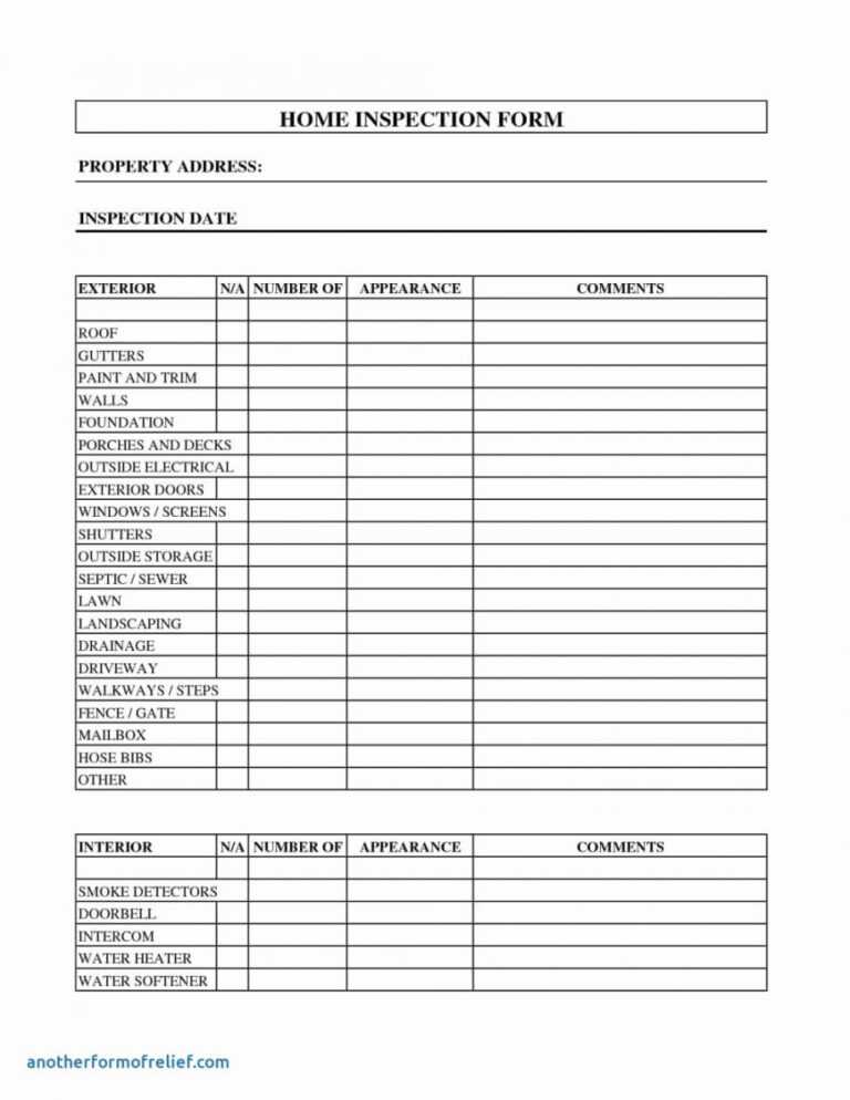 Pest Control Inspection Report Template – Complete.maexproit.com