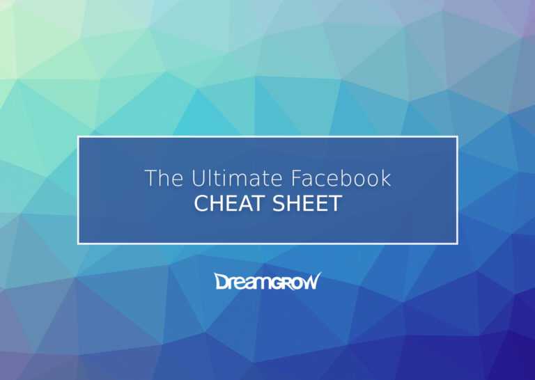 Facebook Cheat Sheet: All Image Sizes, Dimensions, And throughout ...