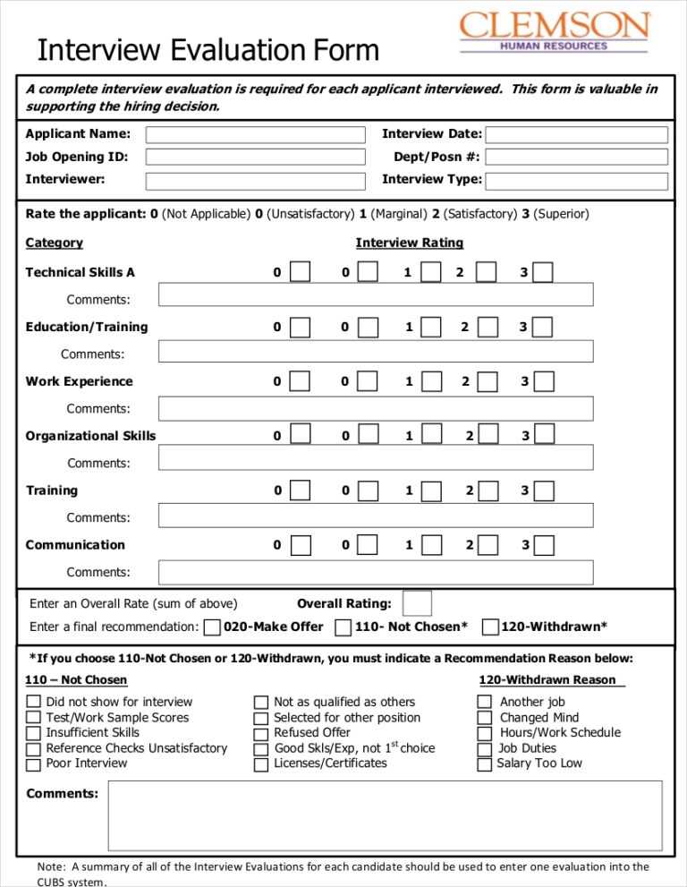 Free 9+ Interview Evaluation Form Examples In Pdf | Examples with Blank Evaluation Form Template ...