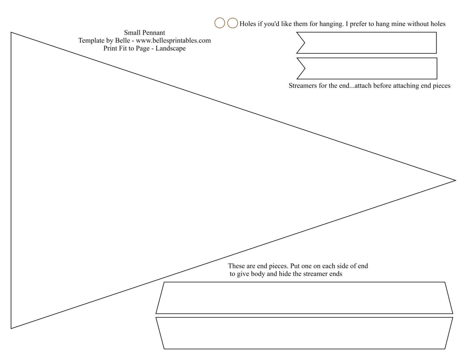 Free Pennant Banner Template, Download Free Clip Art, Free regarding ...