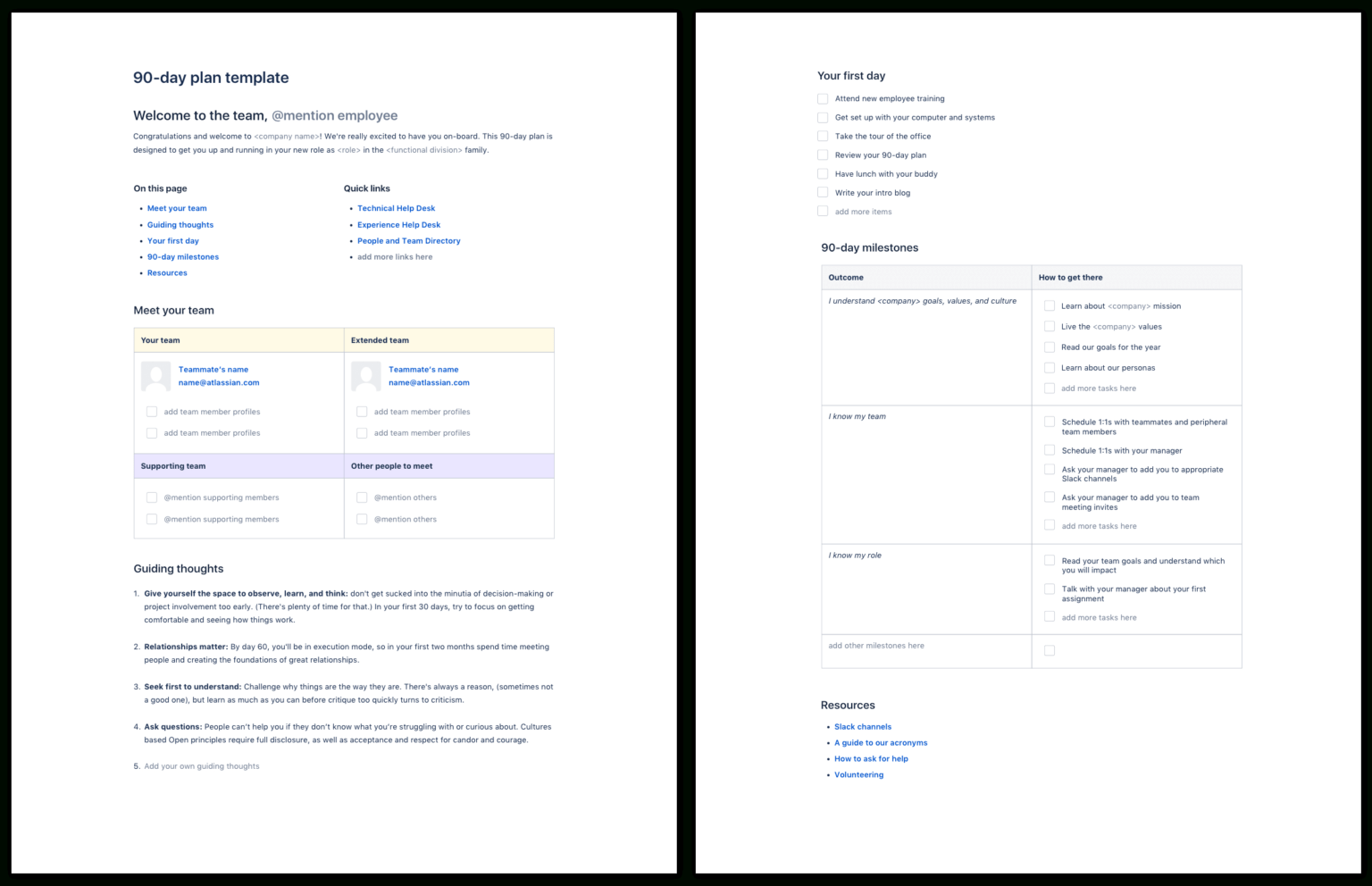 How To Write A Perfect 90-Day Plan (With A Template) within 30 60 90 ...