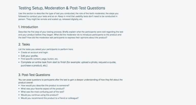 How To Write A Usability Testing Report (With Samples) | Xtensio with ...