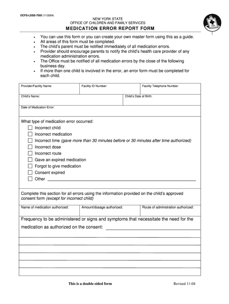 Medication Error And Gap Monitoring Forms – Fill Out And Sign Printable ...