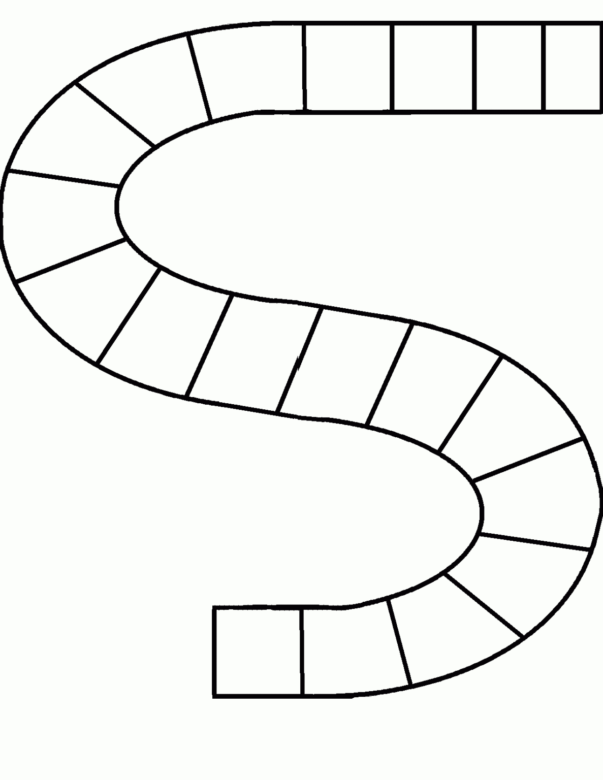 Pathway Candyland Path Clipart in Blank Candyland Template – Complete ...