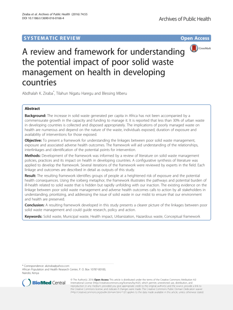 Pdf) A Review And Framework For Understanding The Potential intended ...