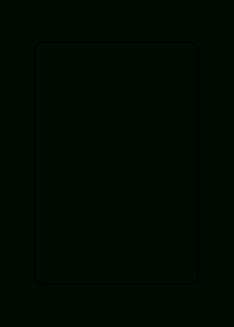 Playing Card Template Transparent & Png Clipart Free throughout Blank ...