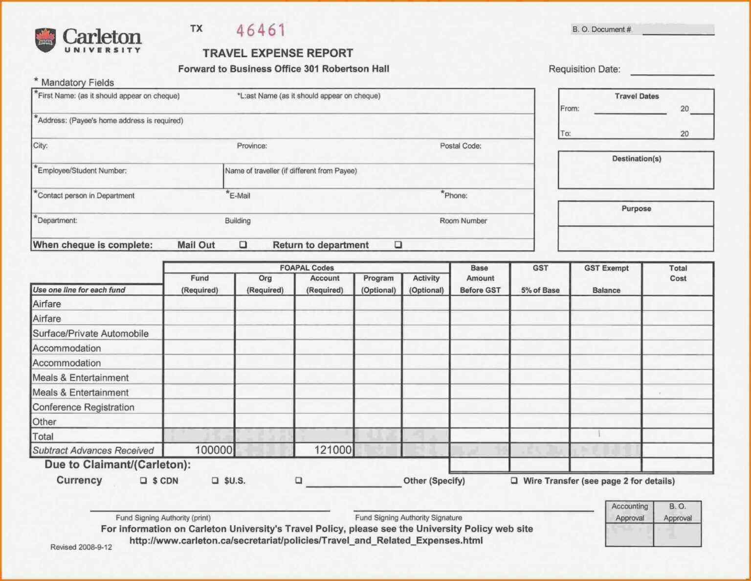Printable Air Balance Report Form Mersnproforum Form with Air Balance ...