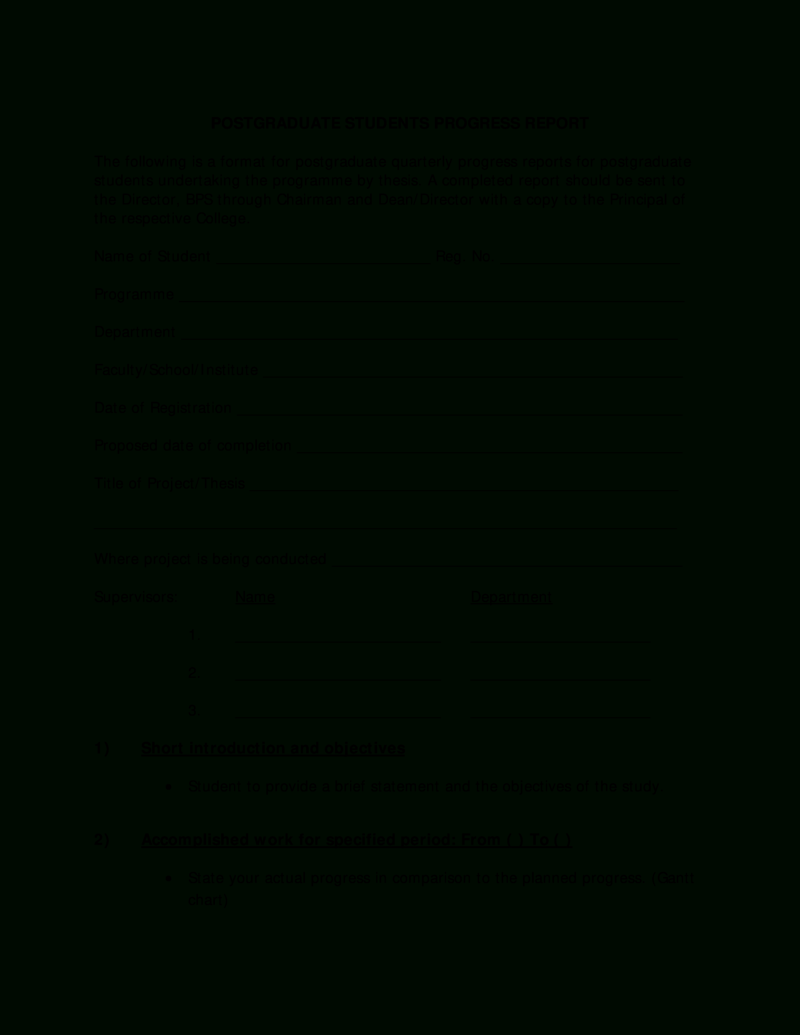 Educational Progress Report Template – Complete.maexproit.com